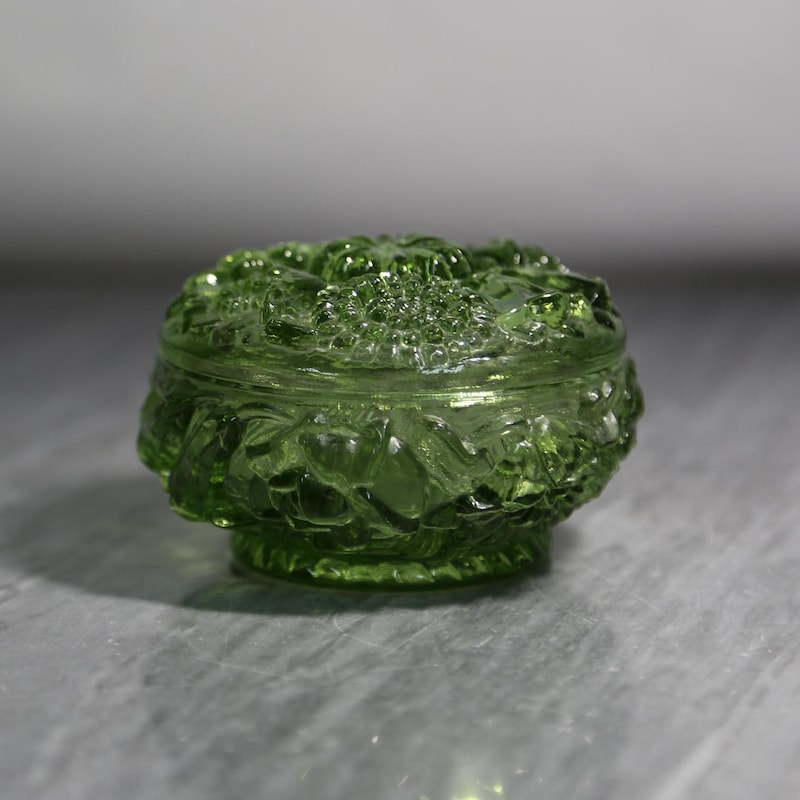 Fenton Glass Box With Lid - Etsy