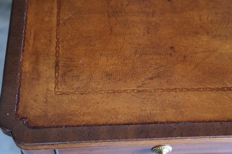 Desk vintage Desk Writing Desk Partner Desk by Baker - Etsy