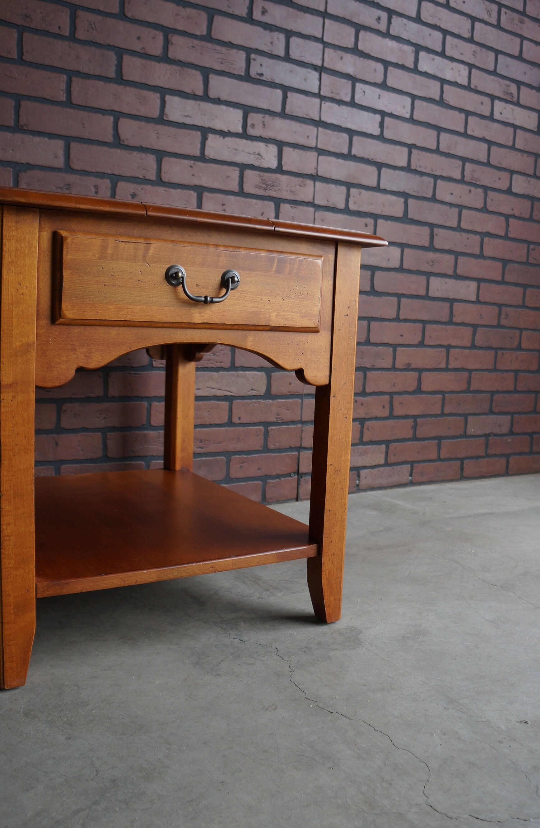 Cottage End Table Chairside Table Country Crossings End Table by Ethan ...