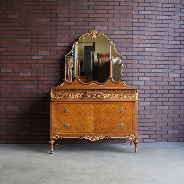 Antique Dresser With Mirror - Etsy