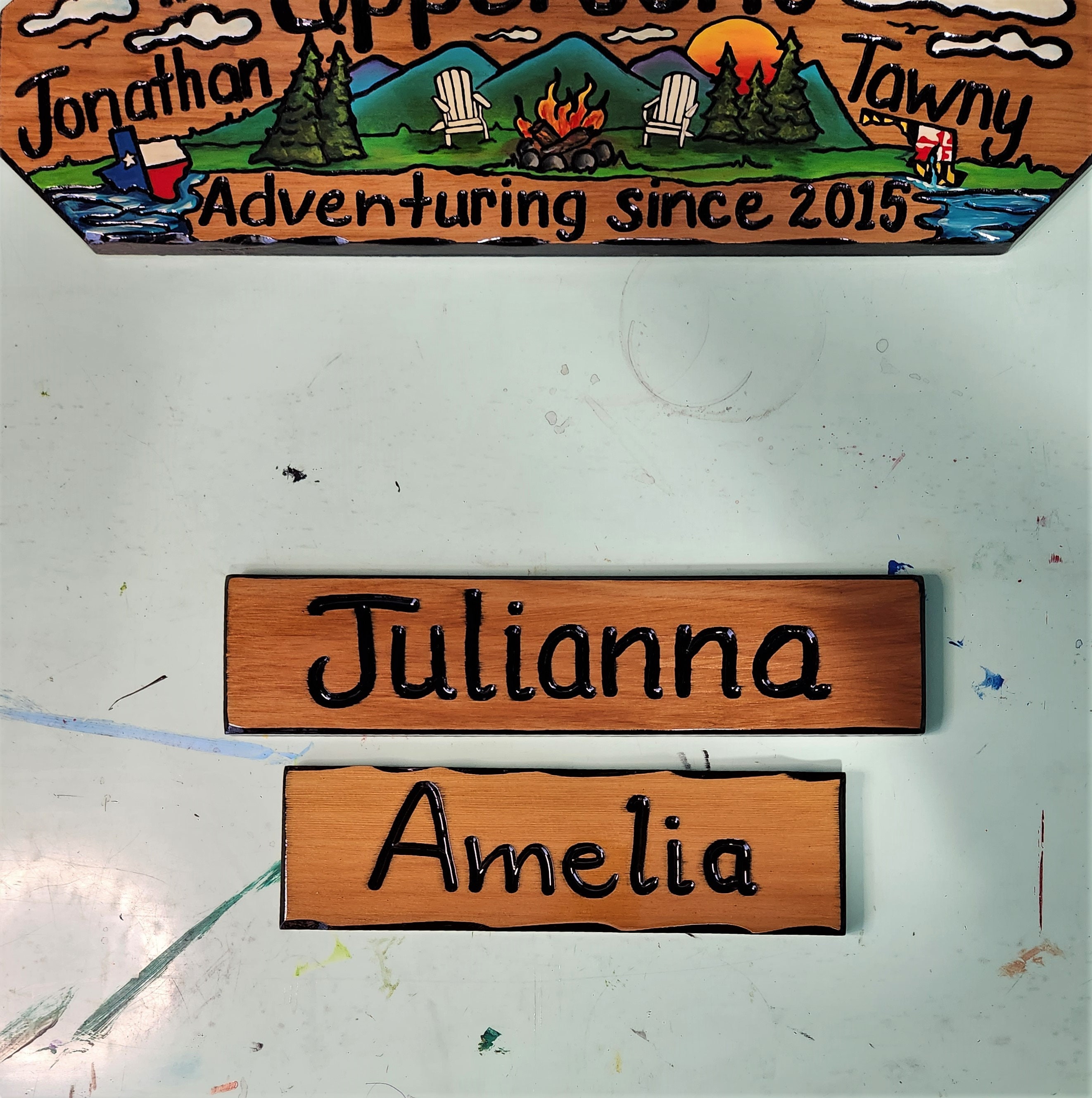 Camper Sign, Rv Sign, Campsite Sign, Dog Bone Sign, Carved Signs, Wood ...