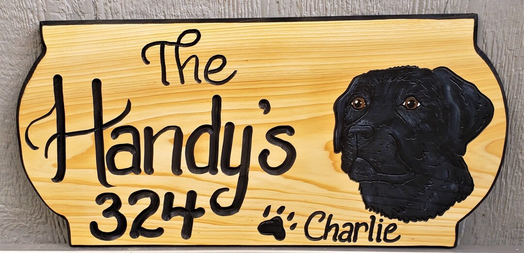Personalized Dog Sign, Custom Dog Sign, Dog From Your Image, Carved ...