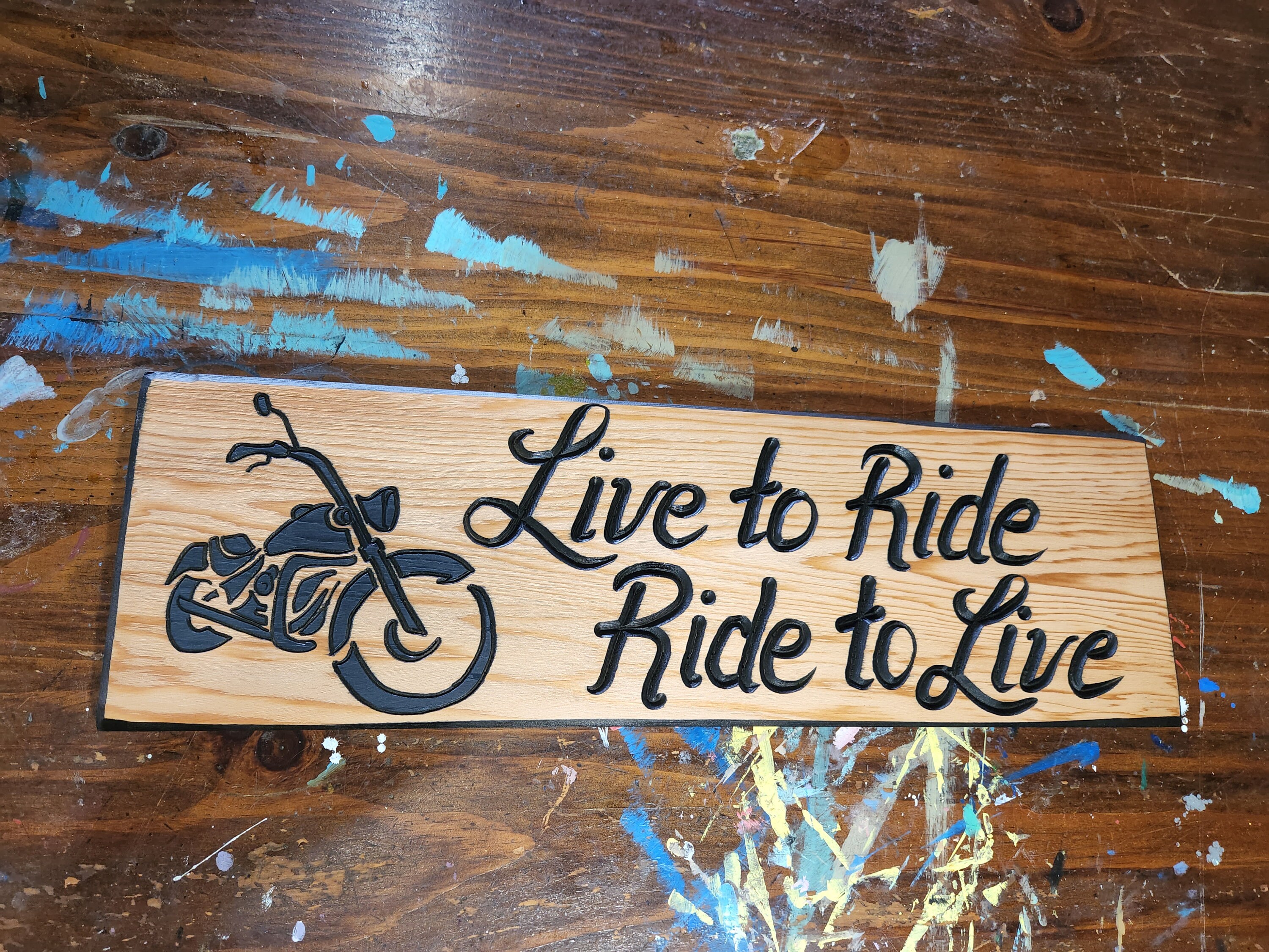 Personalized Wood Motorcycle Sign, Motorcycle Sign, Custom Motorcycle ...