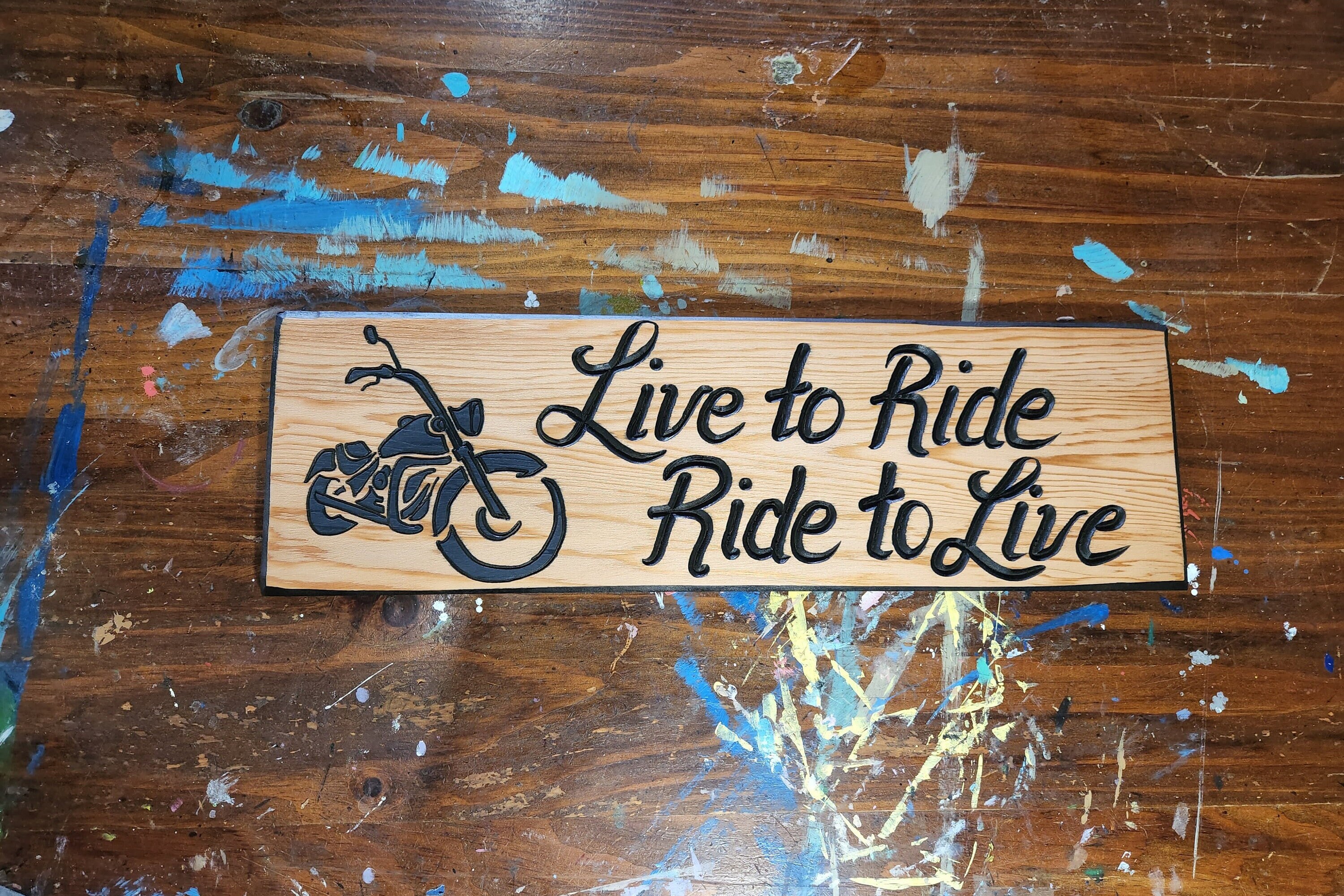 Personalized Wood Motorcycle Sign, Motorcycle Sign, Custom Motorcycle ...