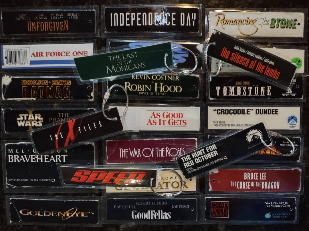 VHS Key Chain / Luggage Label - Etsy