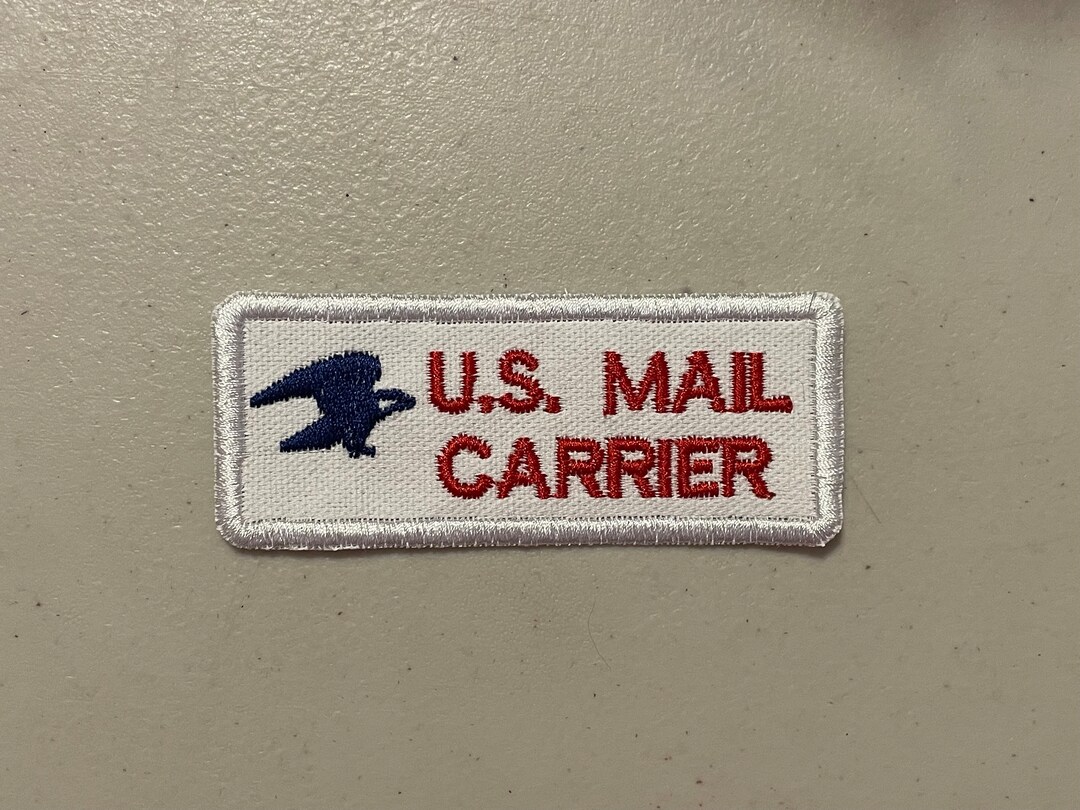 USPS Mail Carrier Embroidered IRON-ON Patch/buy 4 Get 1 Free! - Etsy