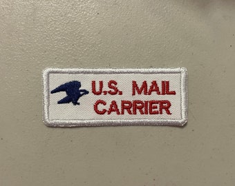 Iron-on Patch - POSTAL CARRIER - Etsy