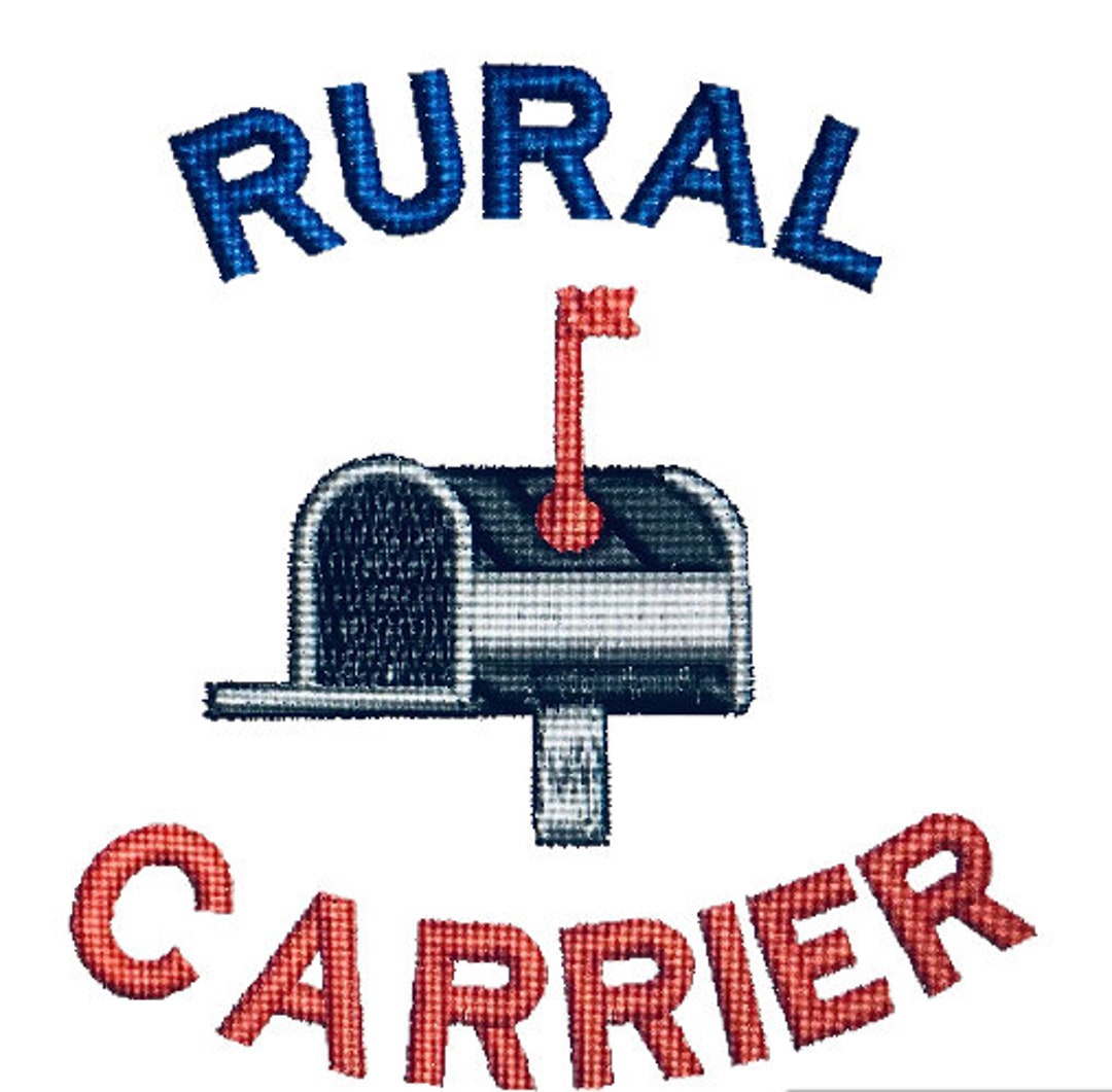 Rural Carrier | Mailbox | Red White and Blue - Etsy