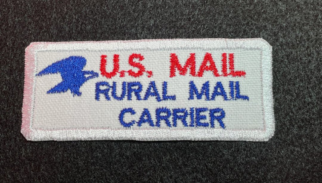 USPS Rural Carrier Embroidered IRON-ON Patch/buy 4 Get 1 Free! - Etsy