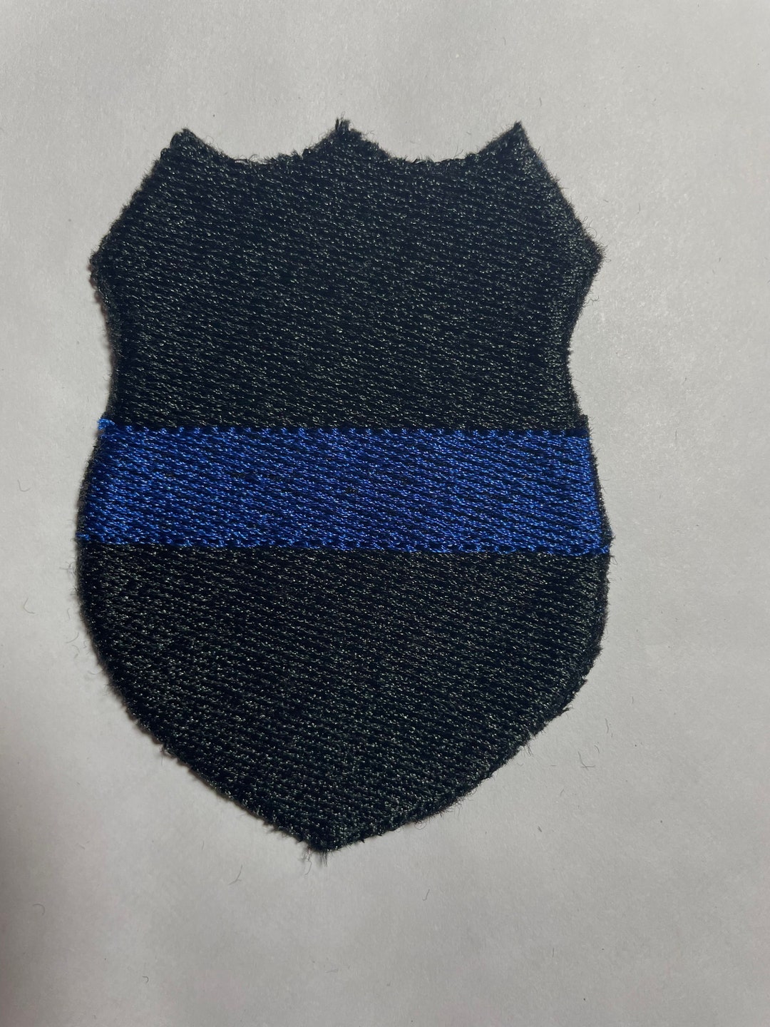 Thin Blue Line/back the Blue Iron-on Patch. 3.50”x2.50” - Etsy