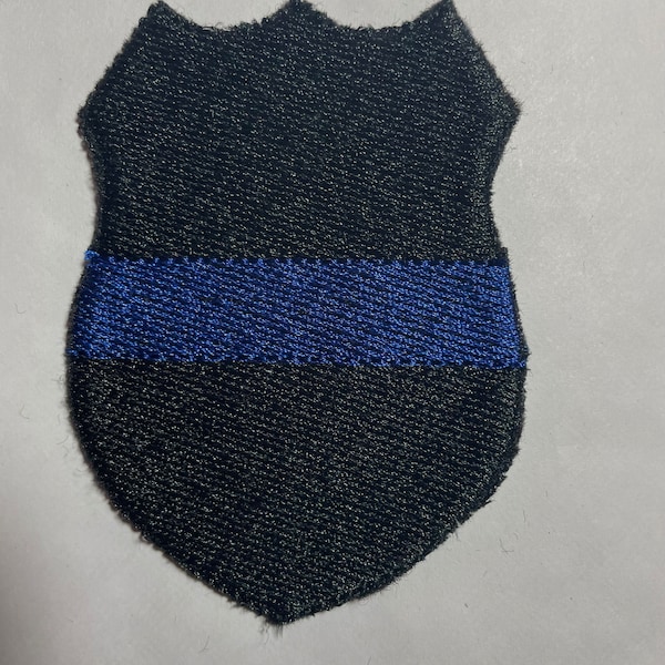 Back the Blue Iron on Patch - Etsy