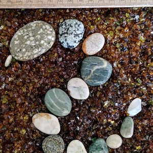 Aquarium Pebble Snake Pacific Beach Pebbles #multi2 - Etsy