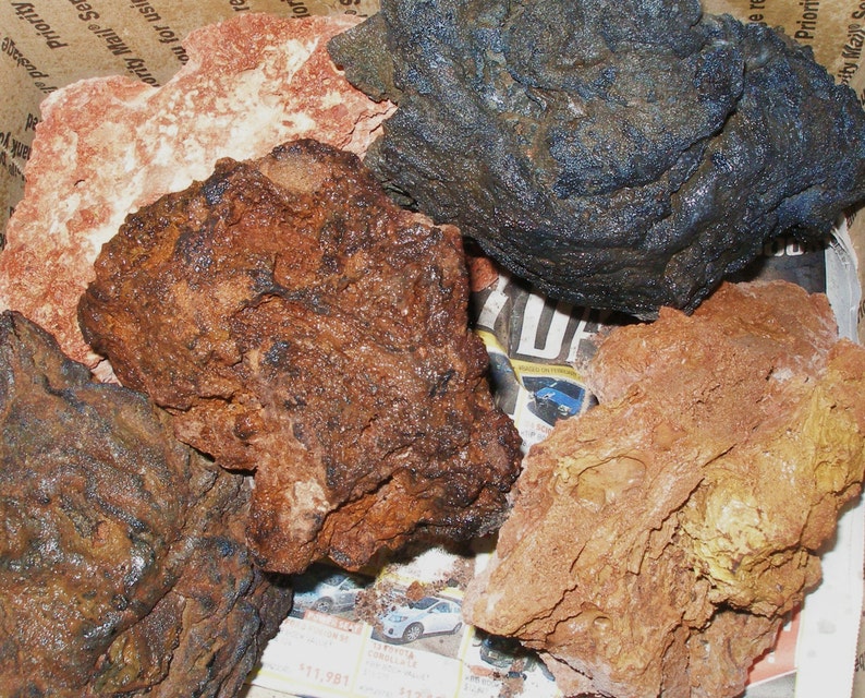 Aquarium Lava Rocks Multi Color 5 Lava Stones 57 | Etsy