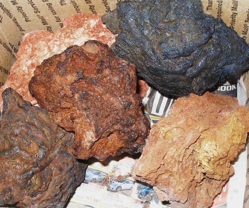 Aquarium Lava Rocks Multi Color 5 Lava Stones 57 | Etsy