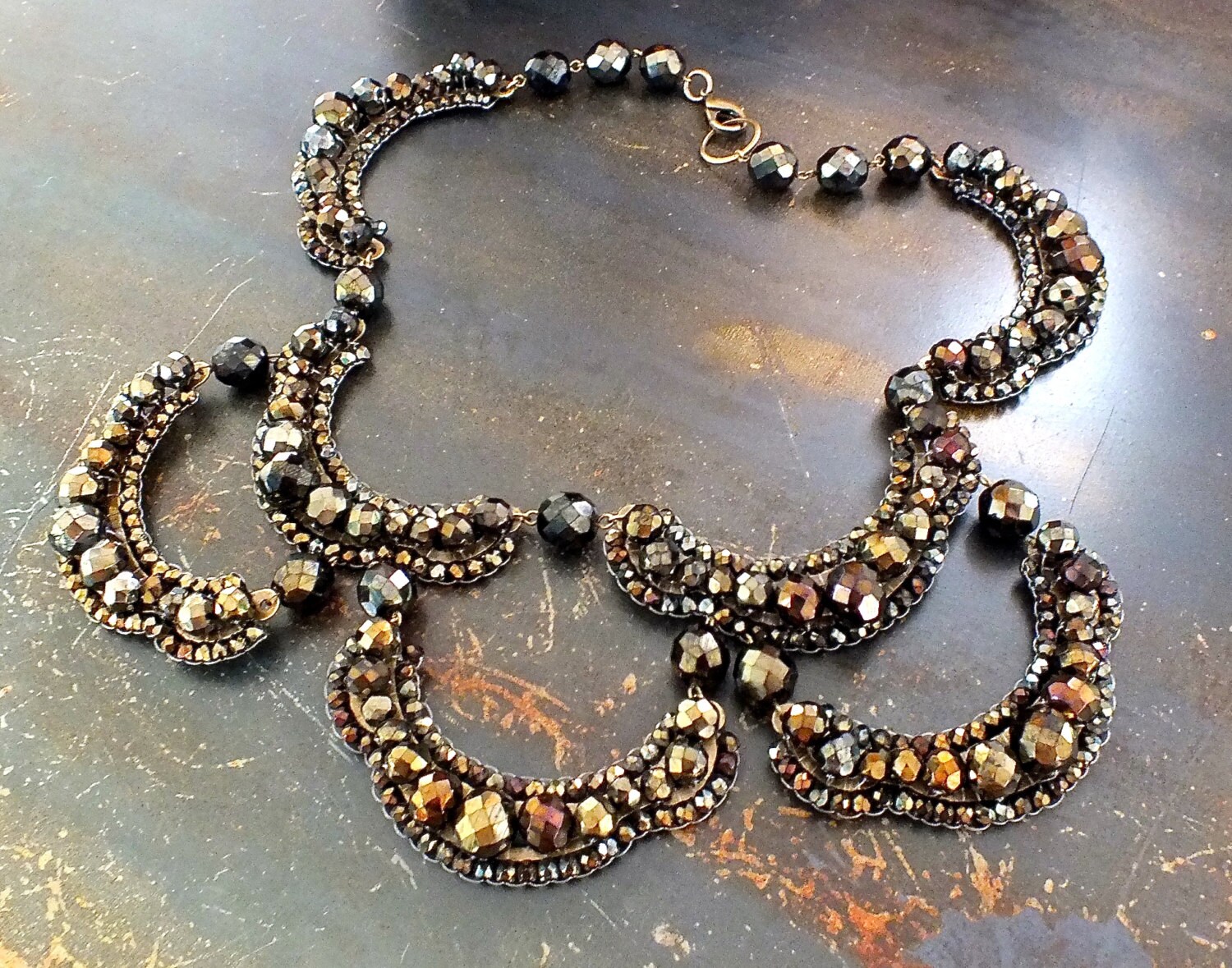 Constance Bennett Crystal Collar - Etsy