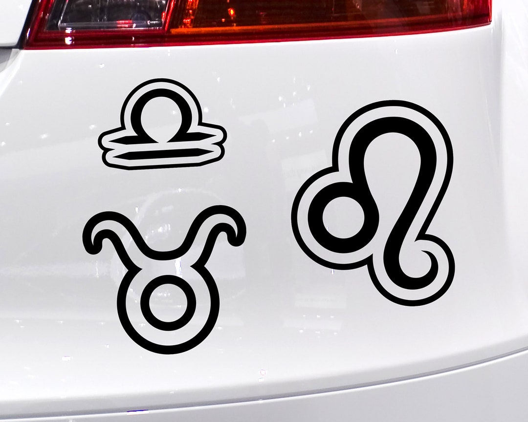 Zodiac Vinyl Decal Sticker Vinyl Car Decal Laptop Sticker Water Bottle ...