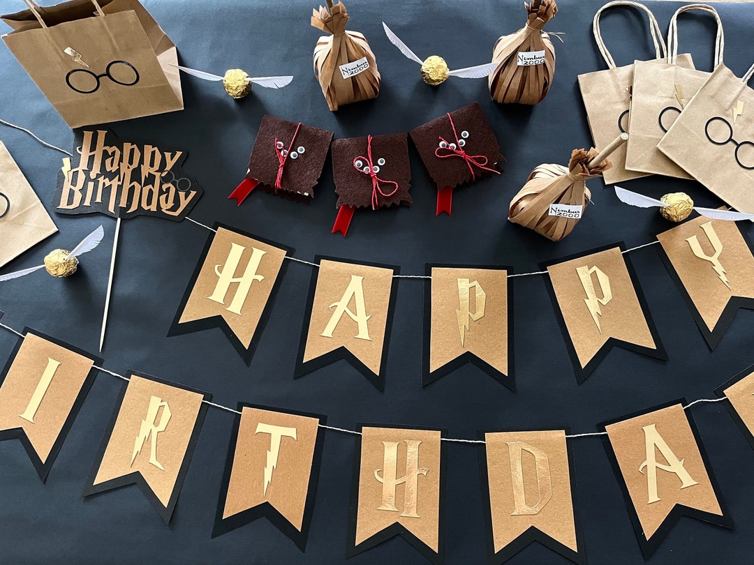 Wizard Deco Theme Birthday Kit 4/6/8/10 People - Etsy