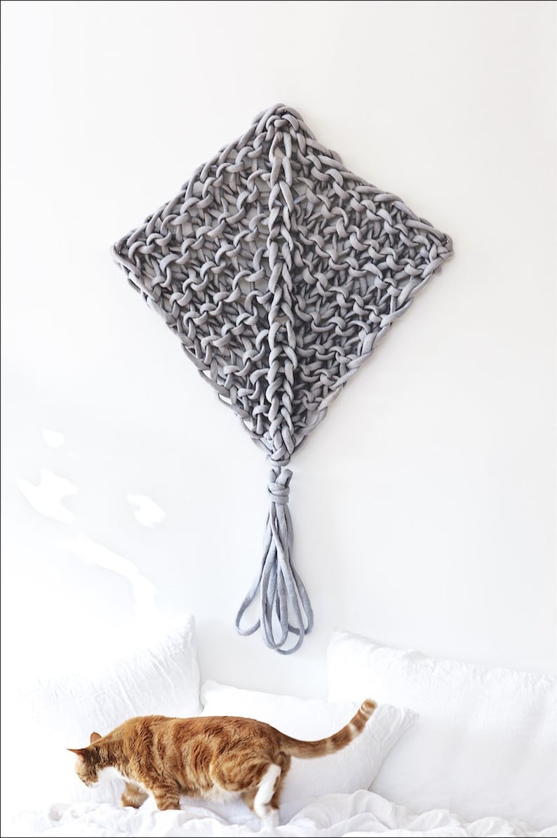 Wall Hanging Pattern Knitted Manta Ray - Etsy