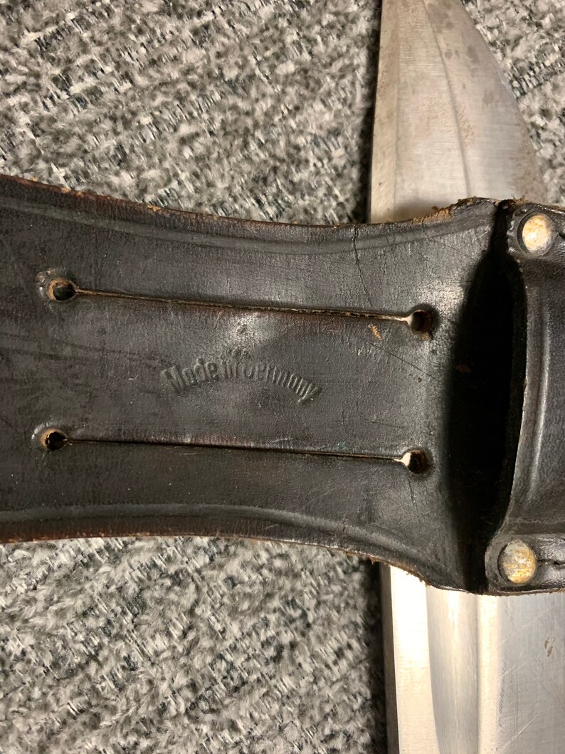 1960s German Stag Fixed Blade Hunting Knifemade by - Etsy