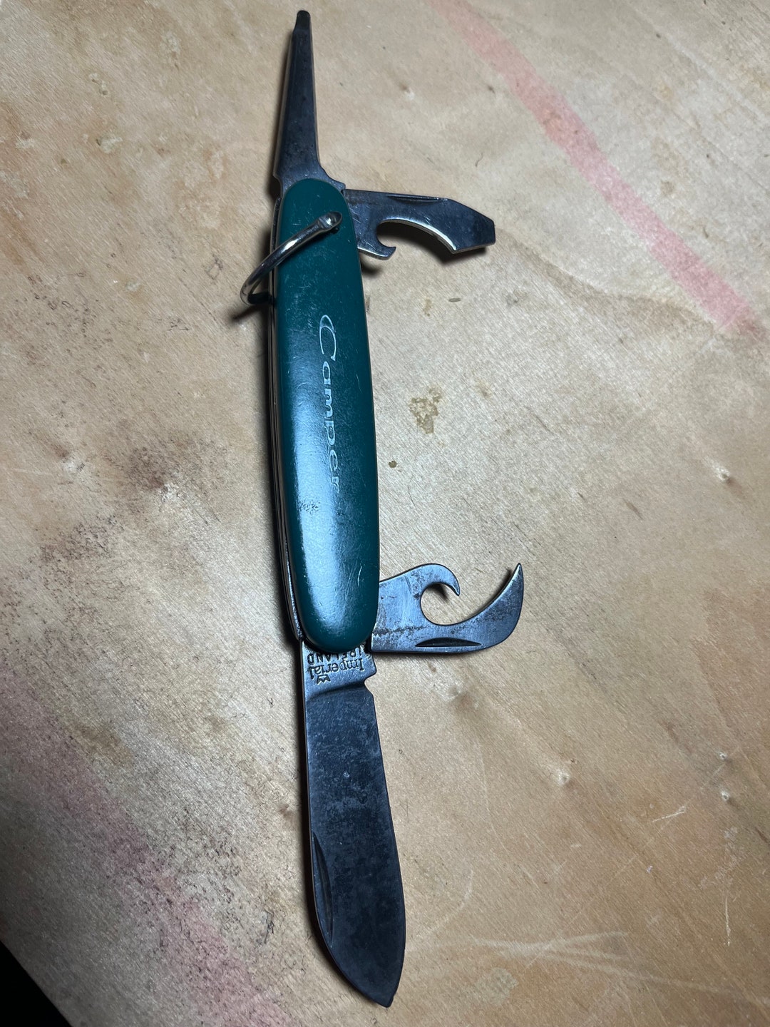 1950’s60’s Imperial Ireland Green” Camper” 4 Blade Folding Pocket Knife ...