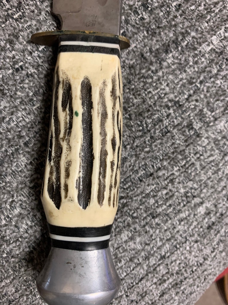 1960s German Stag Fixed Blade Hunting Knifemade by - Etsy