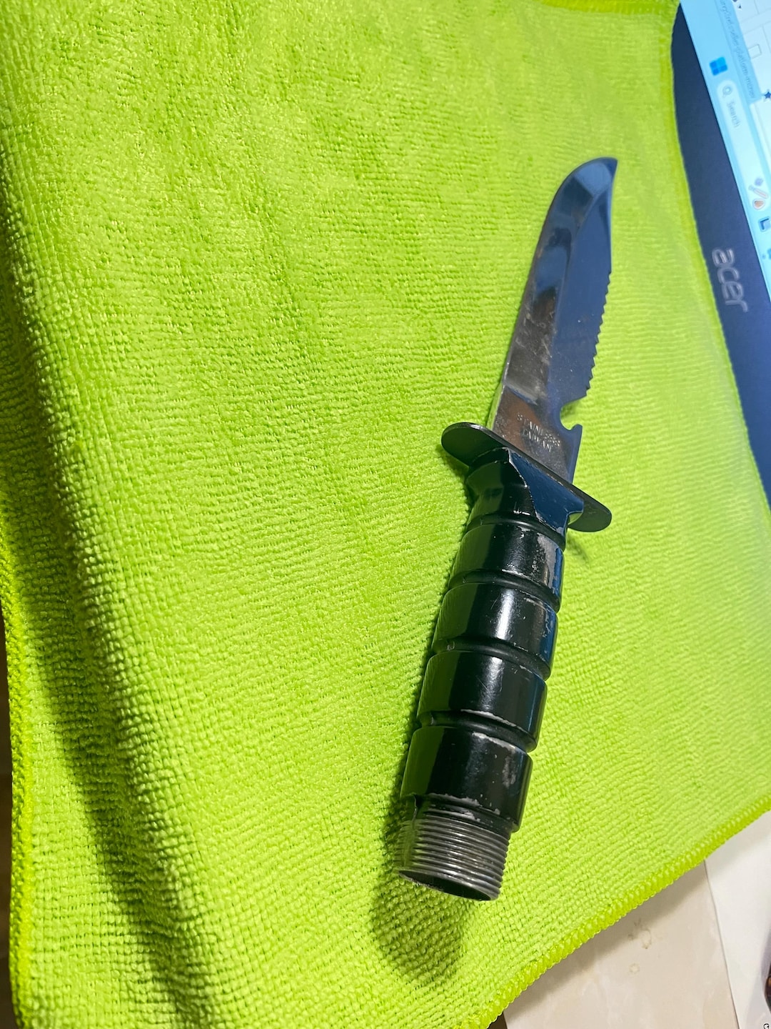 Vintage Taiwan Military Fixed Blade Knife: 1950s-60s Stainless Steel - Etsy