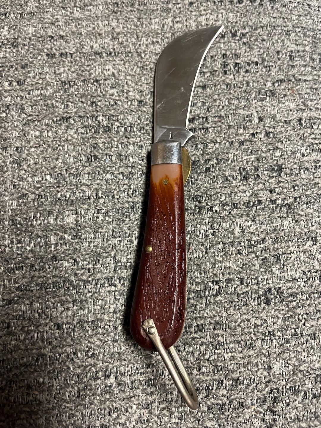 1970’s Sears Stainless USA Delrin Scales Hawkbill Pruning Knife#95429 ...