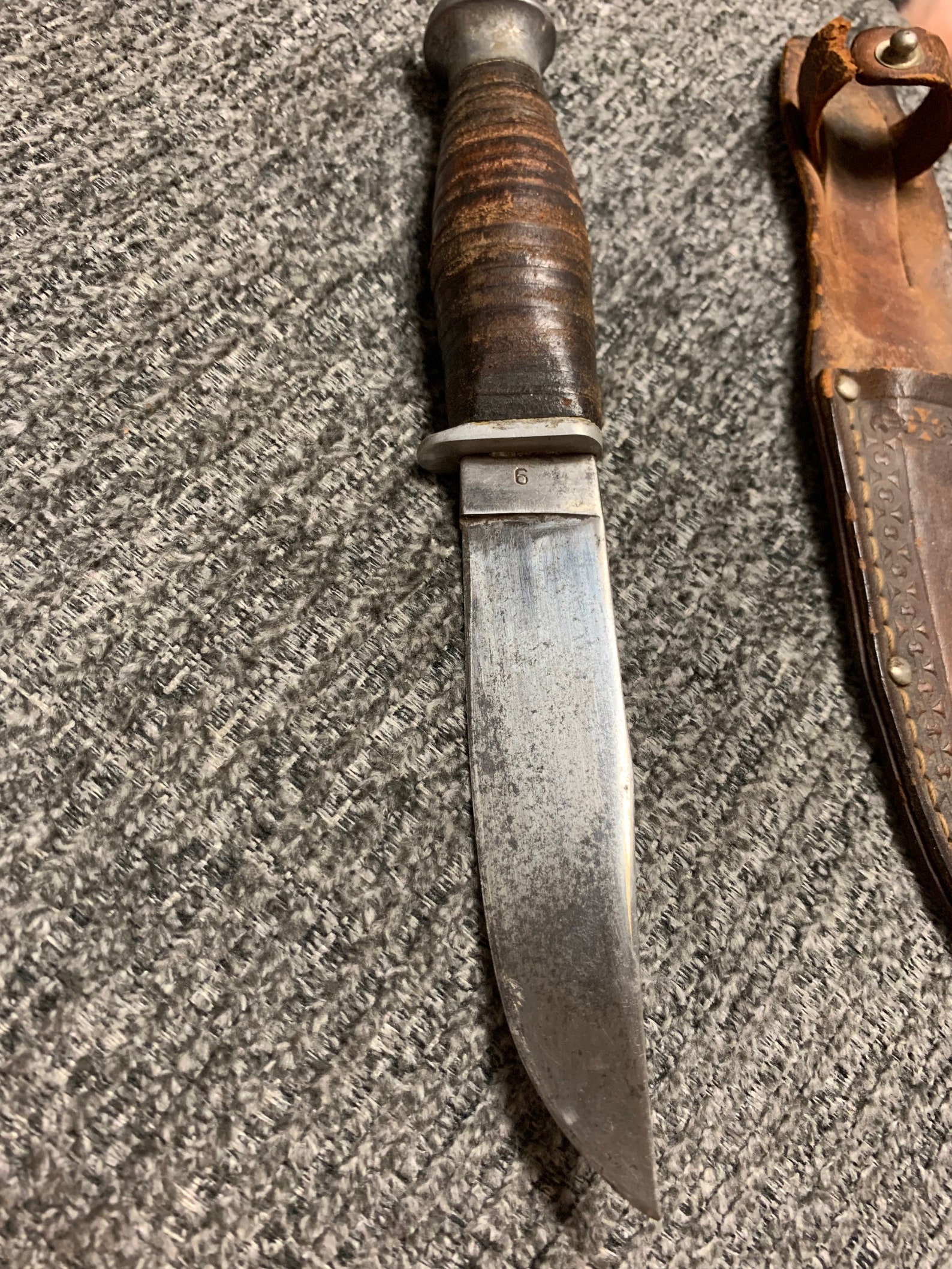 1930-50 Kinfolks 8 9 fixed blade hunting knifestacked | Etsy