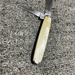 1910-25 Utica Cutlery Co.utica NY Made in USA 2 Blade Cracked Ice ...