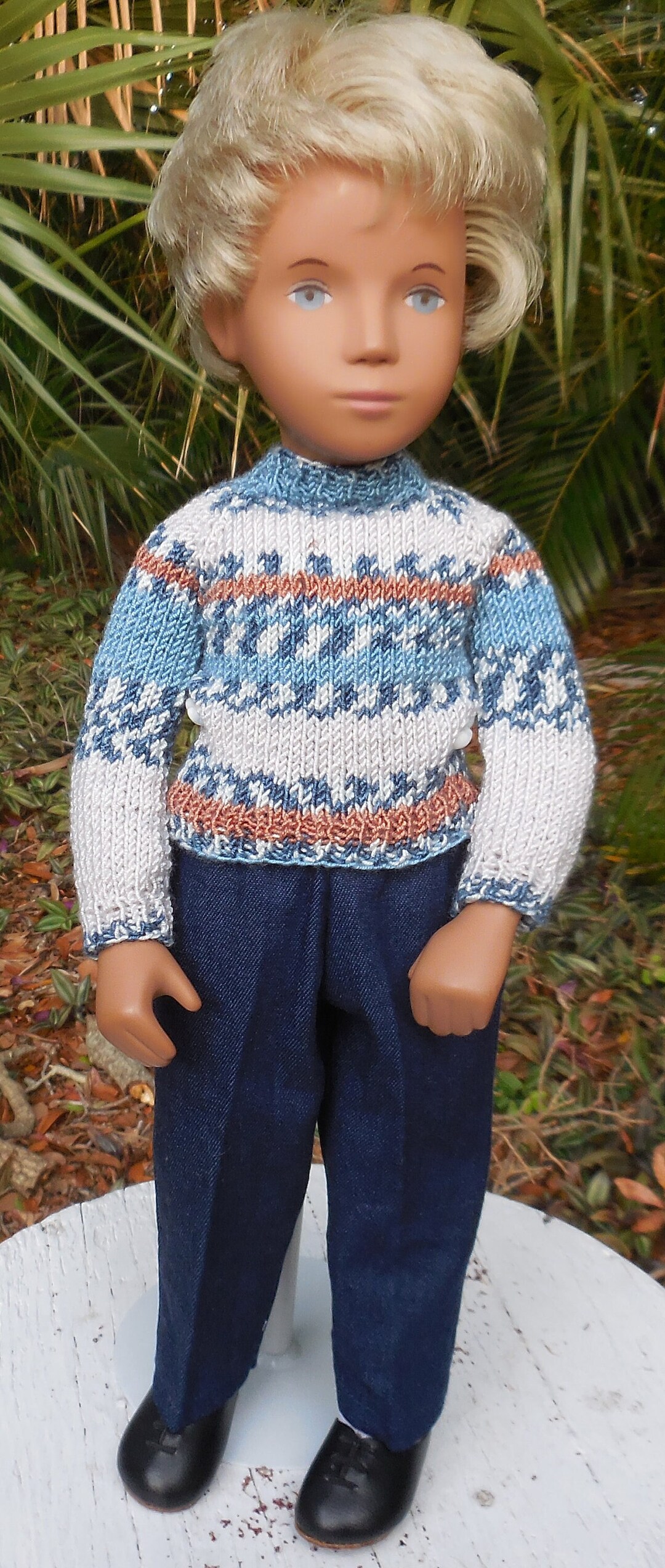 Striped Pullover With Dark Blue Pants Made For Sasha Dolls And Similar 16 Inch Dolls Etsy