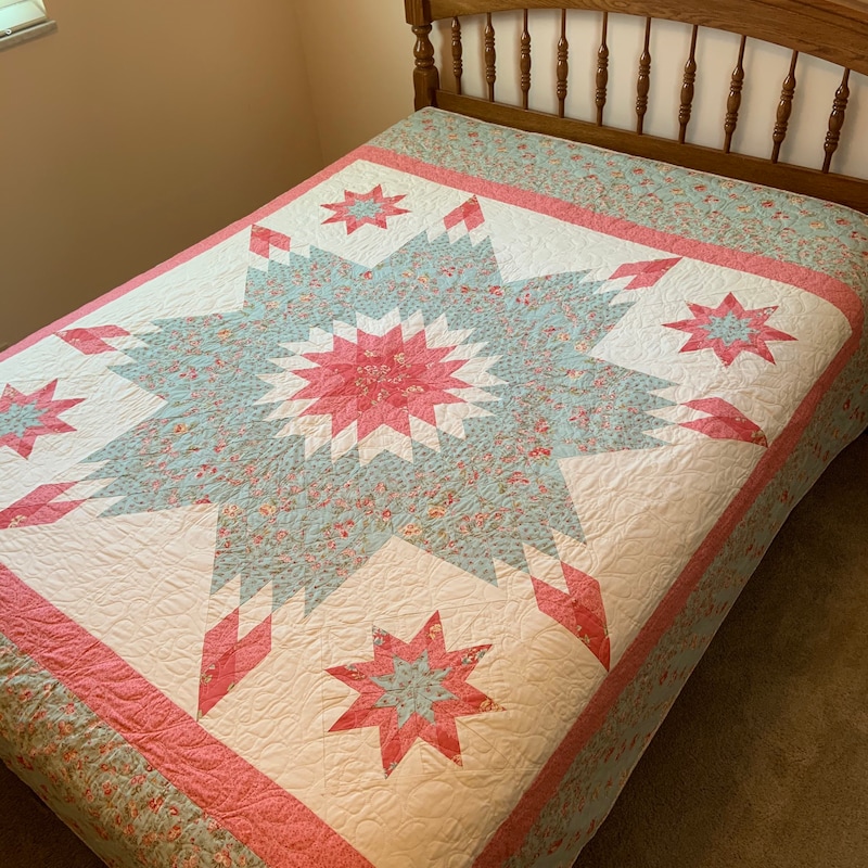 Lone Star Quilt - Etsy
