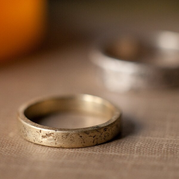 Rustic Wedding Band - Etsy