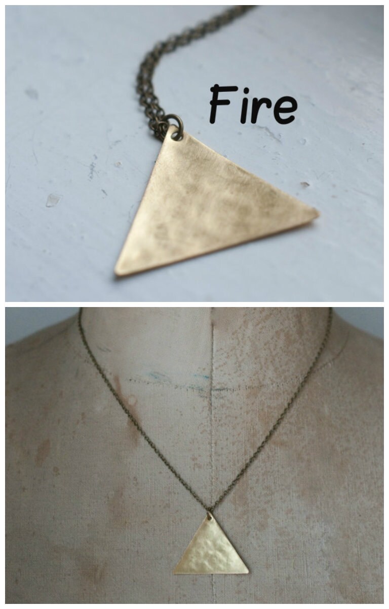 Elemental Alchemy Necklace Talisman for Earth Air Fire and - Etsy