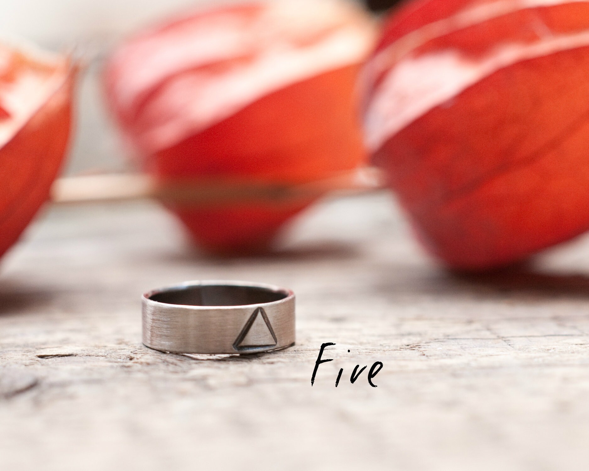 Elemental Ring Alchemical Symbols for Earth Air Fire and | Etsy