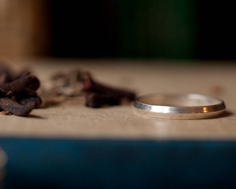 Alternative wedding ring geometric band triangular ring | Etsy