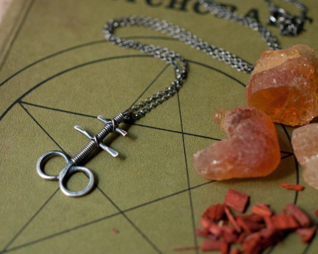 Leviathan Cross Necklace, the Alchemical Symbol for Brimstone in ...