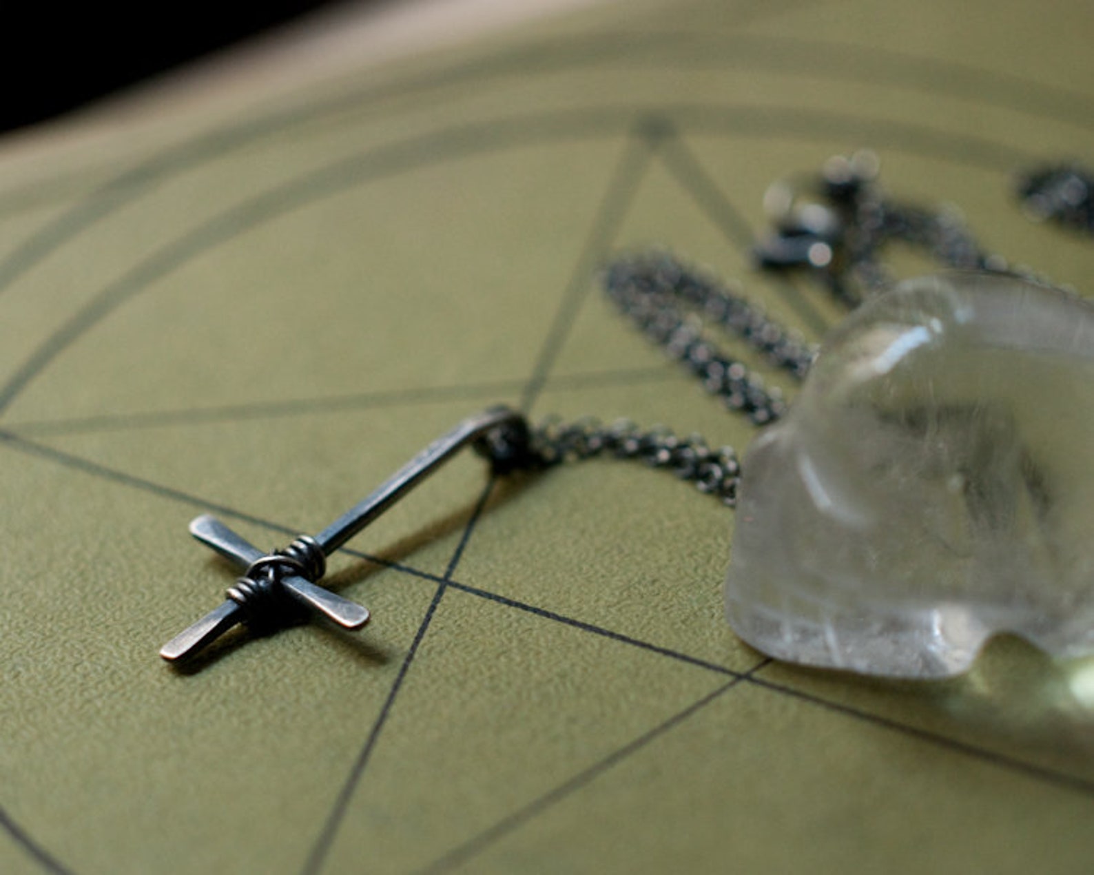 St. Peter's Cross Necklace Inverted Crucifix Pendant | Etsy