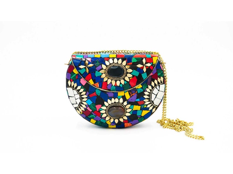 Iris Mosaic Tile Purse - Etsy