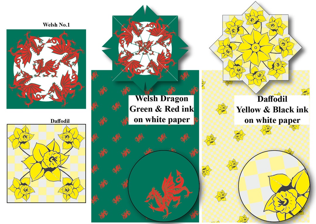 Welsh Daffodil Backing Papers and Teabag Sheets - Etsy UK