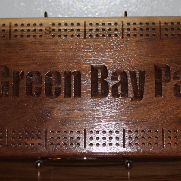 Green Bay Packers Cribbage Board - Etsy