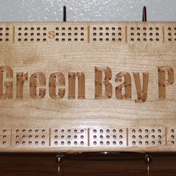 Green Bay Packers Cribbage Board - Etsy