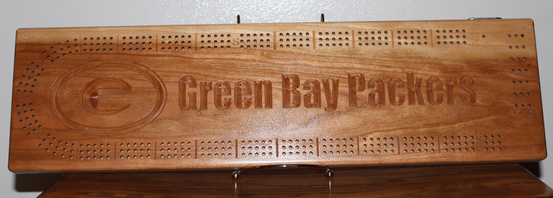 Green Bay Packer Board Made From Cherry Wood - Etsy
