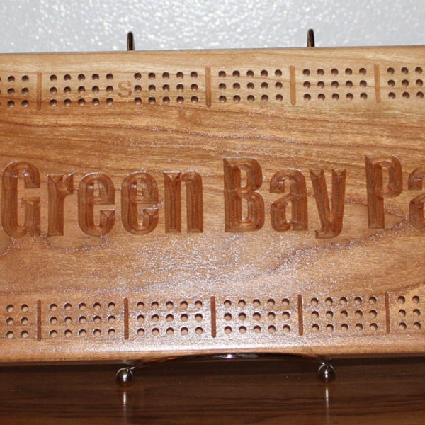 Green Bay Packers Cribbage Board - Etsy