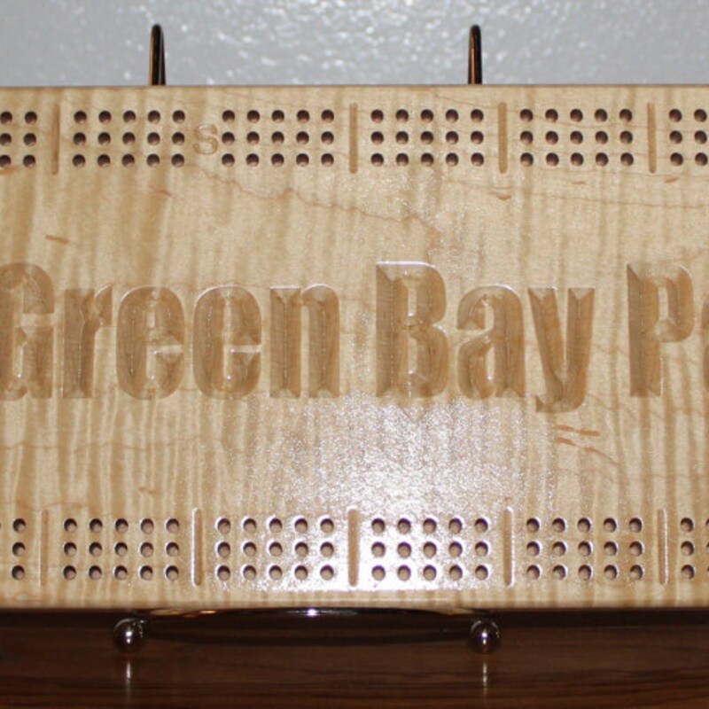 Green Bay Packers Cribbage Board - Etsy