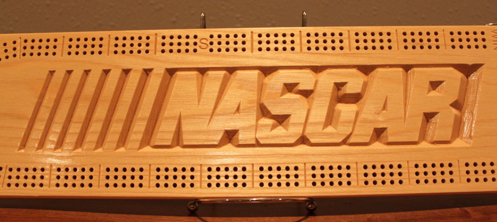NASCAR Cribbage Board Made From White Ash - Etsy