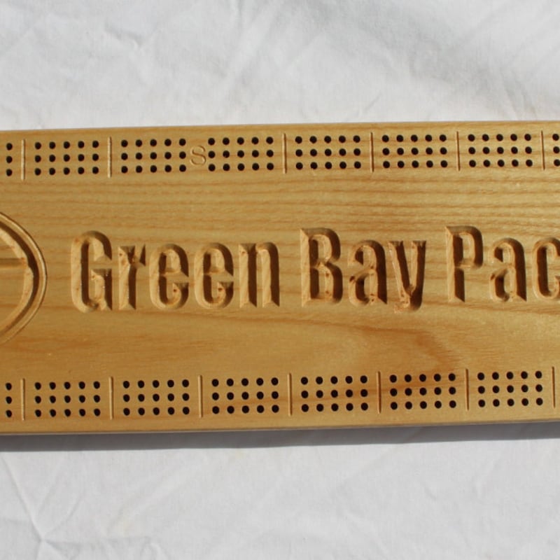 Green Bay Packers Cribbage Board - Etsy
