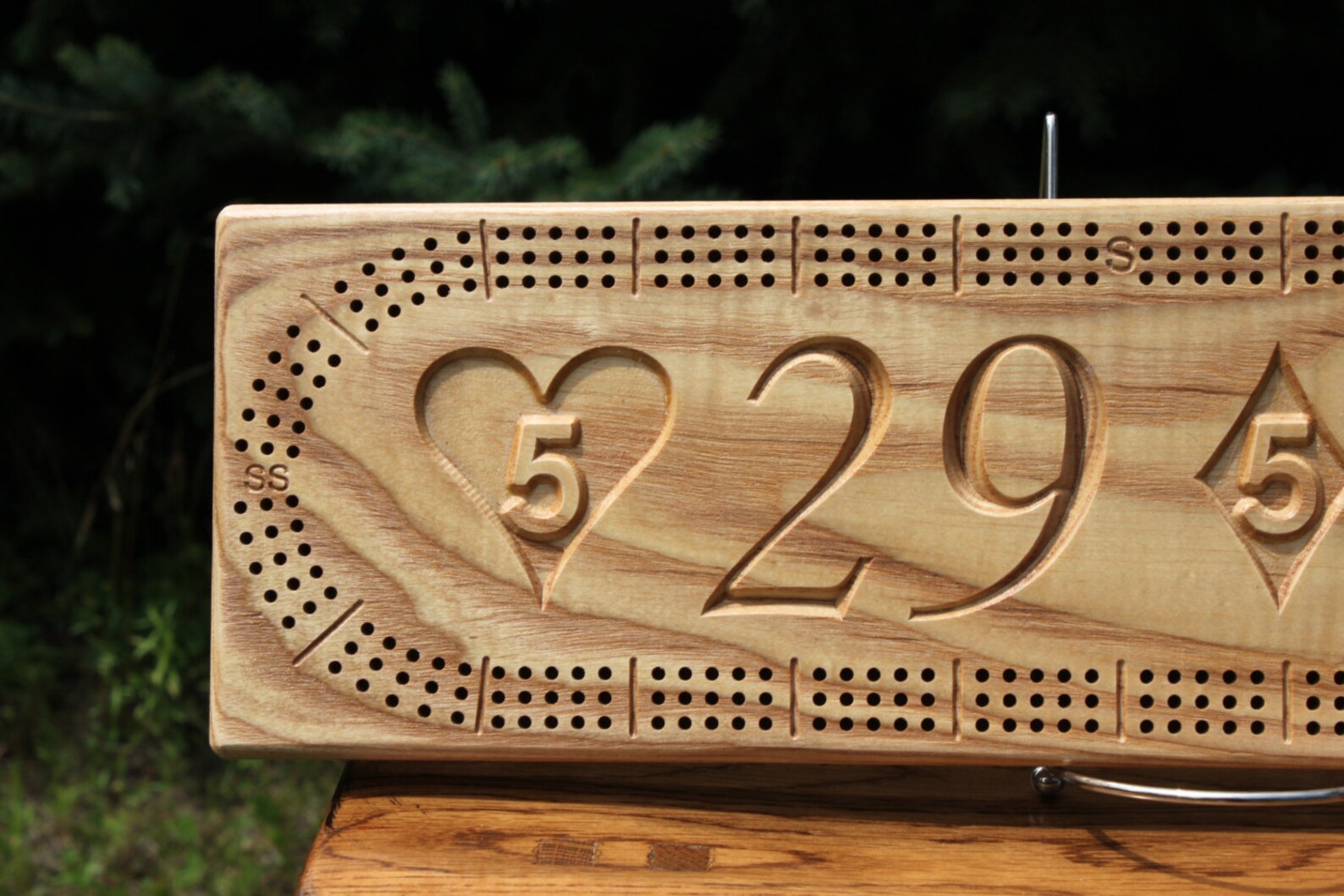 29 Hand Cribbage Board Made From Black Ash | Etsy