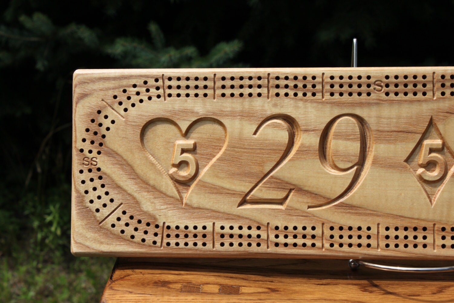 29 Hand Cribbage Board Made From Black Ash - Etsy
