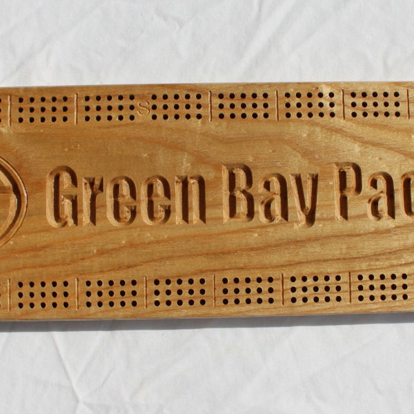 Green Bay Packers Cribbage Board - Etsy