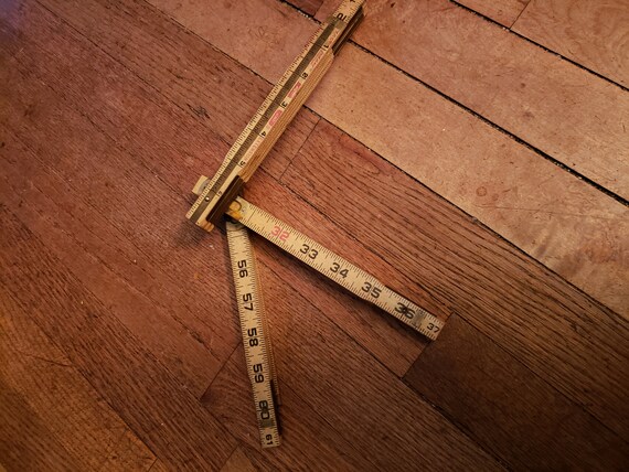 Lufkin X46 Red End Folding Measure Ruler - Etsy